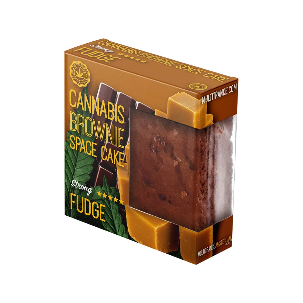 Multitrance Cannabis Brownie Fudge Strong - 0% THC Dutch Space Cake | Blazed Wholesale