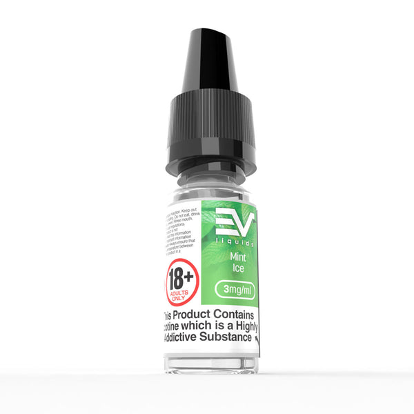 EV 10ml E-Liquids: Mint Ice - 6mg Freebase (10 Pack) – Blazed Wholesale