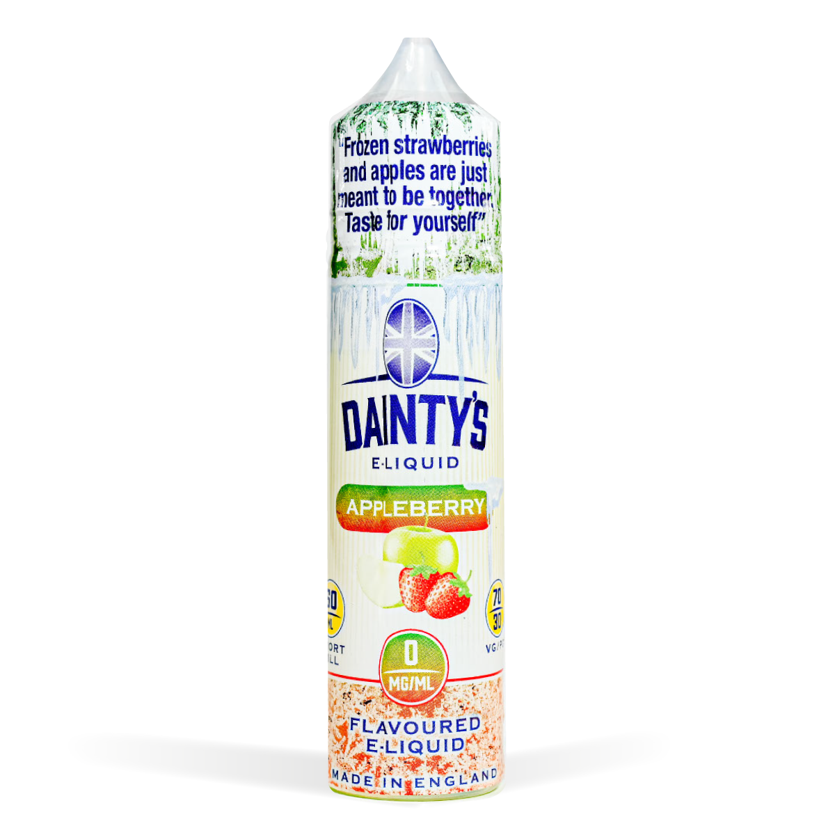 Dainty's 50ml E-Liquid Shortfills - Appleberry – Blazed Wholesale