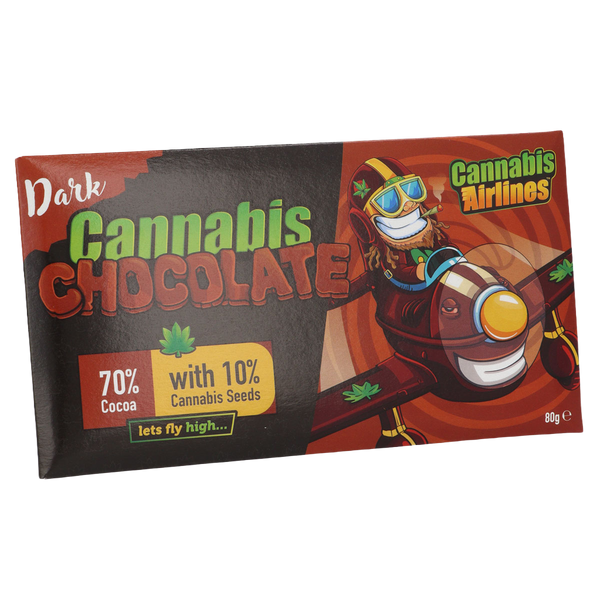 Euphoria Cannabis Airlines: Cannabis Chocolate - Dark – Blazed Wholesale