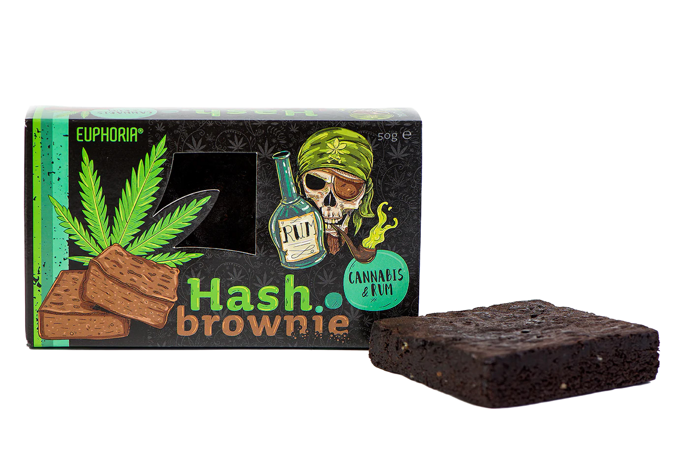 Euphoria Hash Brownie - Cannabis & Rum – Blazed Wholesale