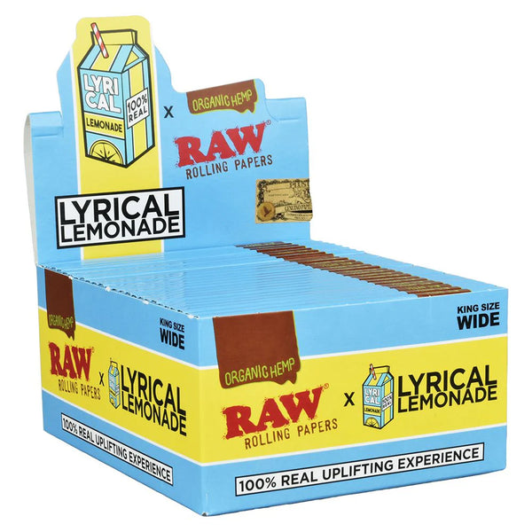 Buy RAW x Lyrical Terpene Enhanced Organic Hemp Rolling Papers ...