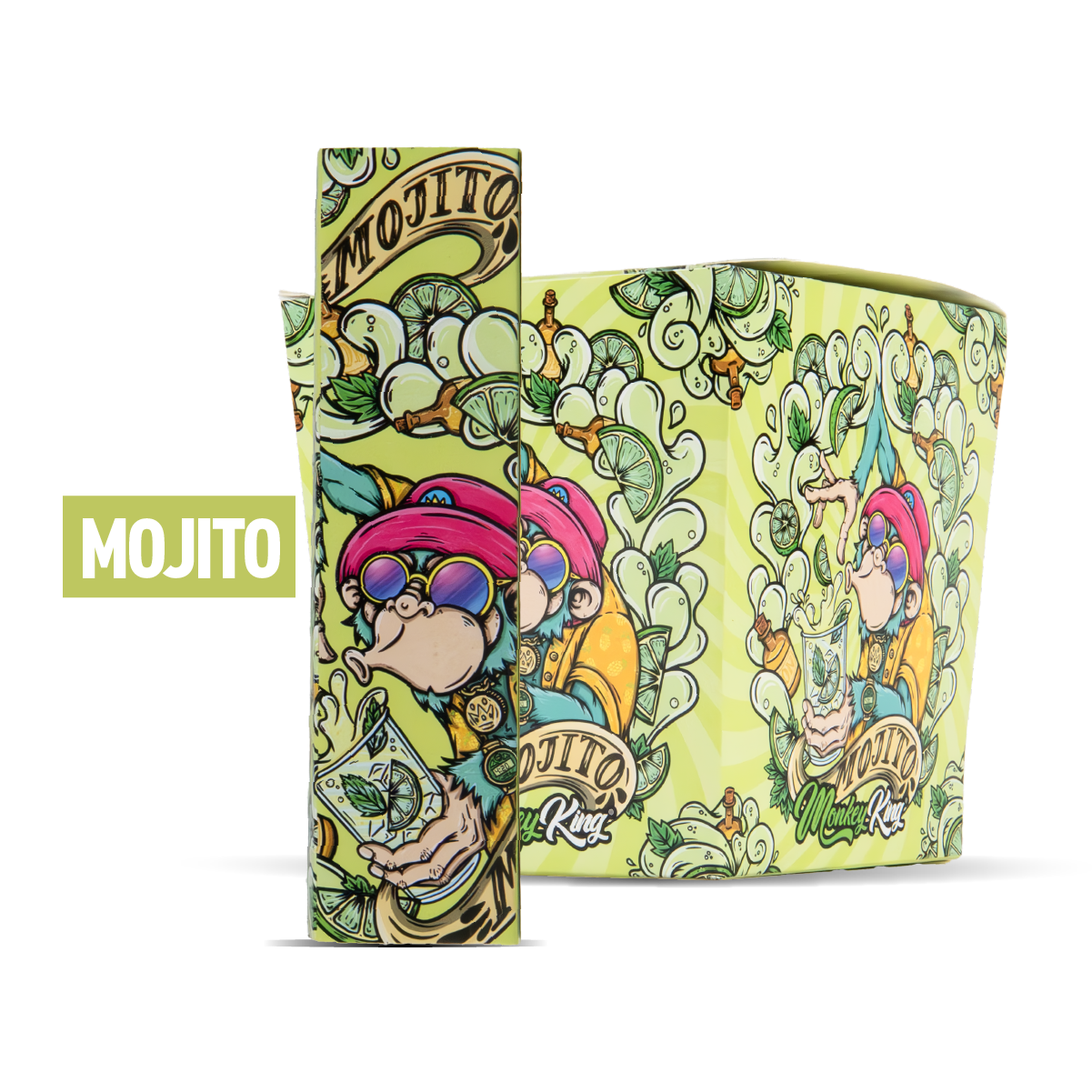Monkey King Scented Smell Papers & Tips: Mojito - King Size (24 Pack ...