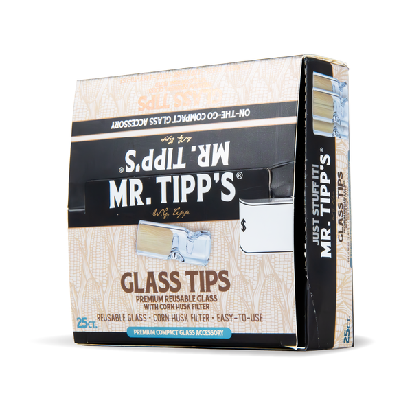 Mr Tipp's Filter Tips: Glass with Corn Husk 12mm - 2 Tips – Blazed ...