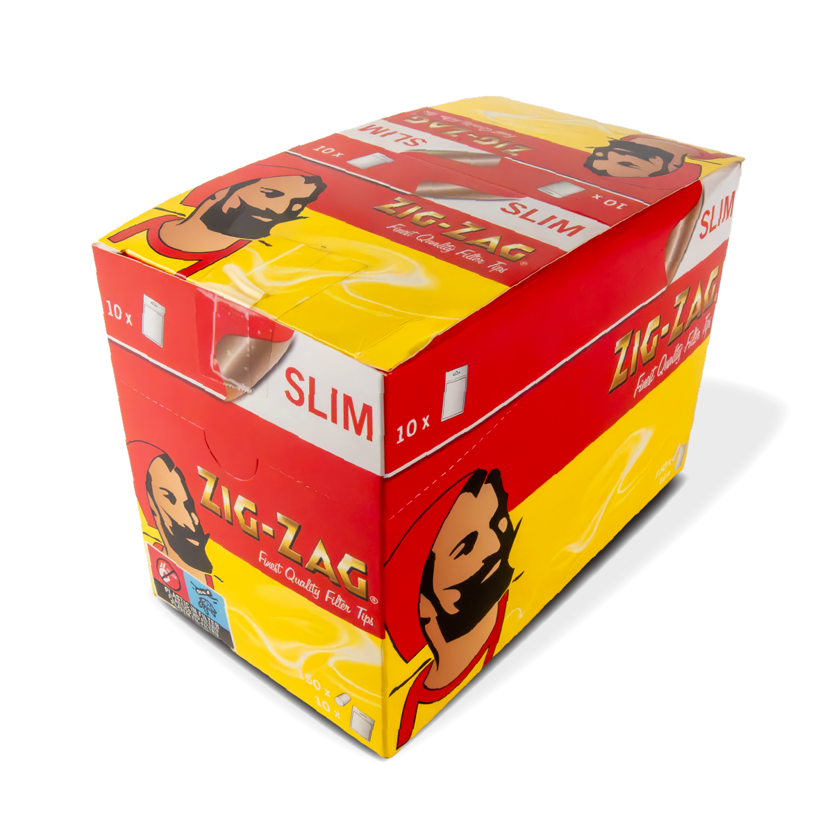 Zig Zag Filters: Slimline - 150 Tips (10 Pack) – Blazed Wholesale