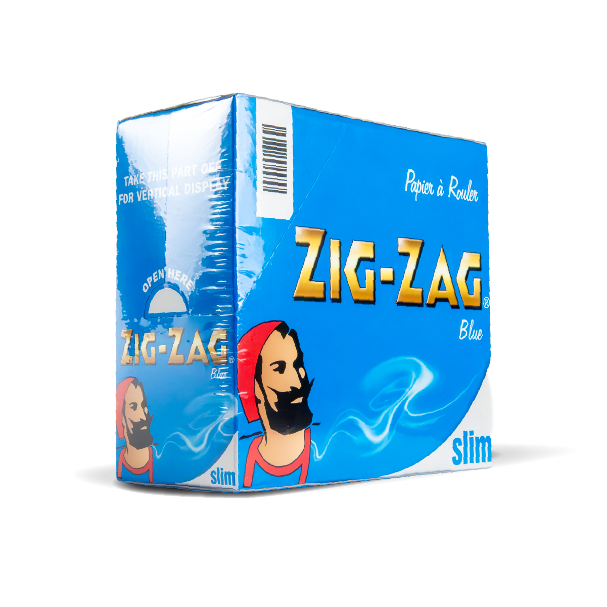 Zig Zag Rolling Papers: Blue - King Size Slim (50 Pack) – Blazed Wholesale